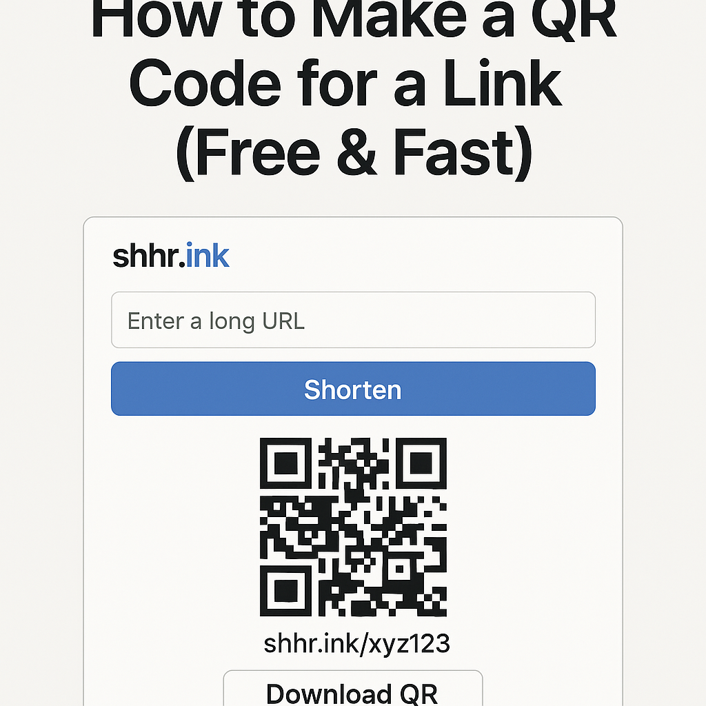 How to Make a QR Code for a Link (Free & Fast) with This Powerful Tool